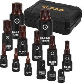 70071 ELEAD Xzn Triple Square Spline Bit Impact Socket Set